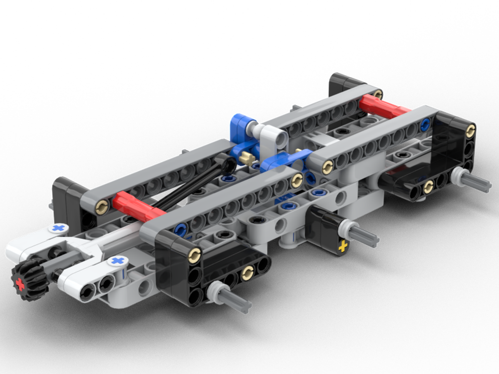 LEGO MOC tridem trailer chassis with tandem lift by Niklaskaemmer ...