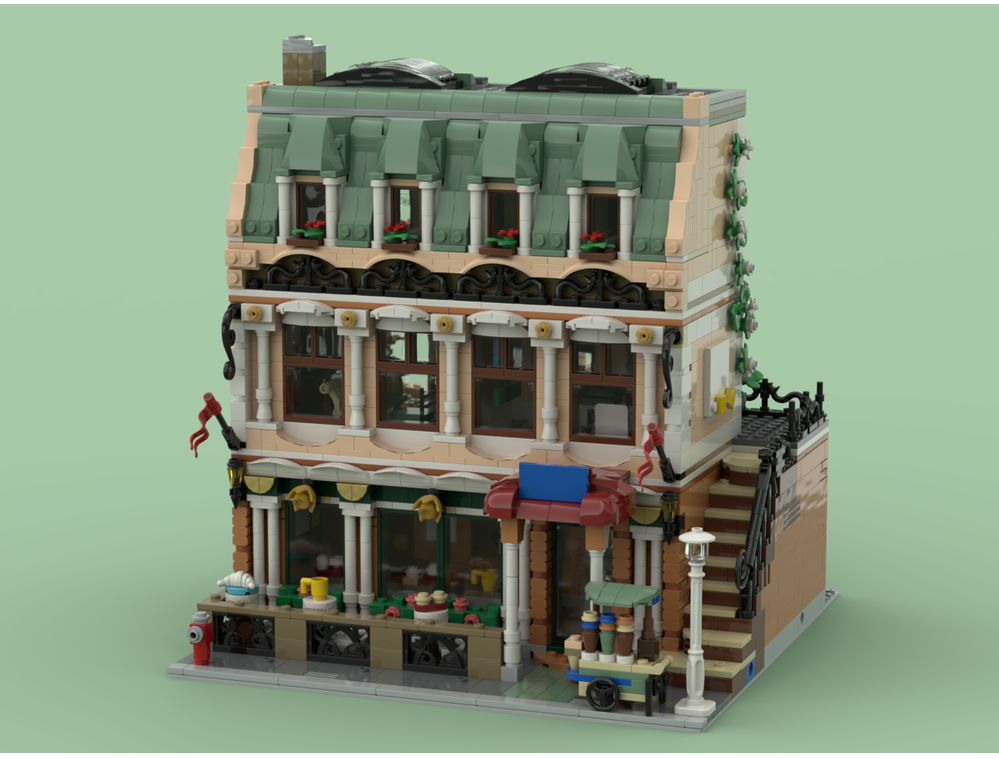LEGO MOC El Cubo Fine Art Cafe by Brick Artisan | Rebrickable - Build ...