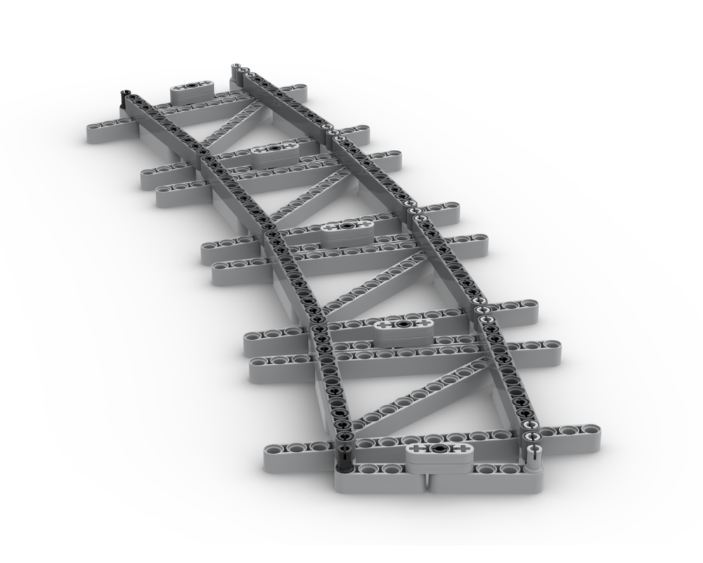 LEGO MOC Train Track: Straight and Curved V2 by Technic TRAIN Man ...