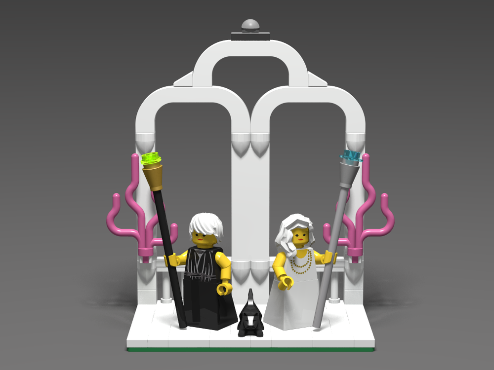 LEGO MOC Moon Castle mini stage by Hybryda | Rebrickable - Build with LEGO