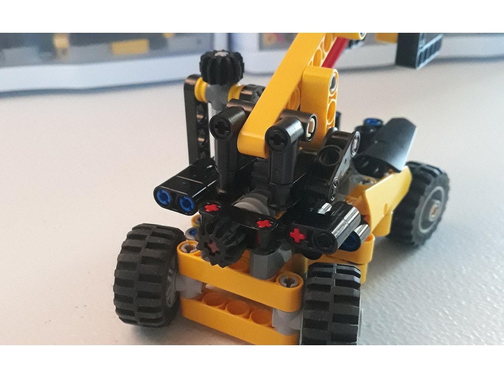 LEGO MOC Mini Telehandler by A_Dilophosaurus | Rebrickable - Build with ...