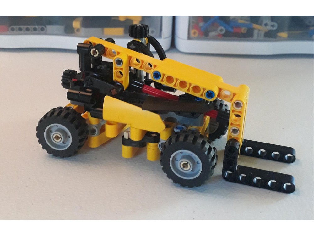 LEGO MOC Mini Telehandler by A_Dilophosaurus | Rebrickable - Build with ...