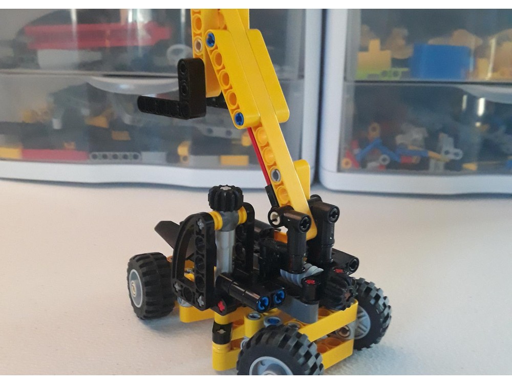 LEGO MOC Mini Telehandler by A_Dilophosaurus | Rebrickable - Build with ...