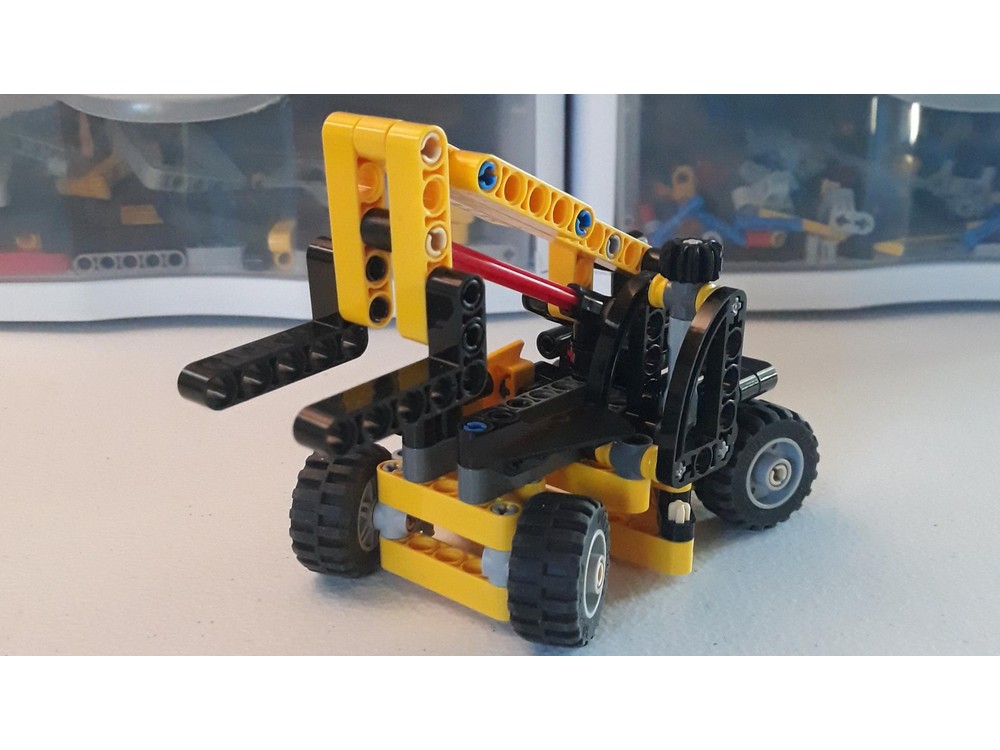 LEGO MOC Mini Telehandler by A_Dilophosaurus | Rebrickable - Build with ...