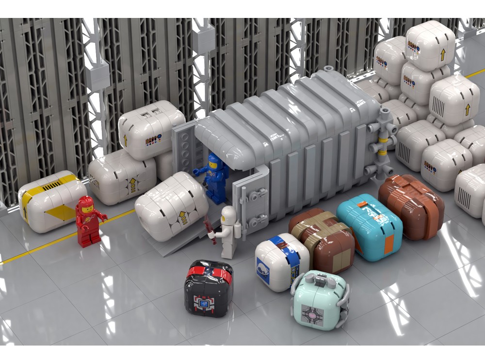 LEGO MOC Space Shipping Container by Thomus_Bean | Rebrickable - Build ...
