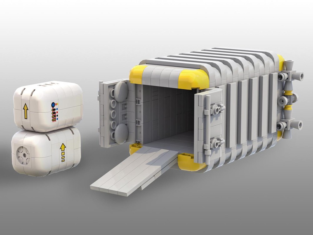 LEGO MOC Space Shipping Container by Thomus_Bean | Rebrickable - Build ...