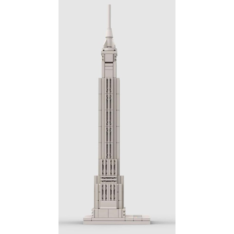 LEGO MOC Empire State Building-V2-Internal reconstruction--LE--white by ...