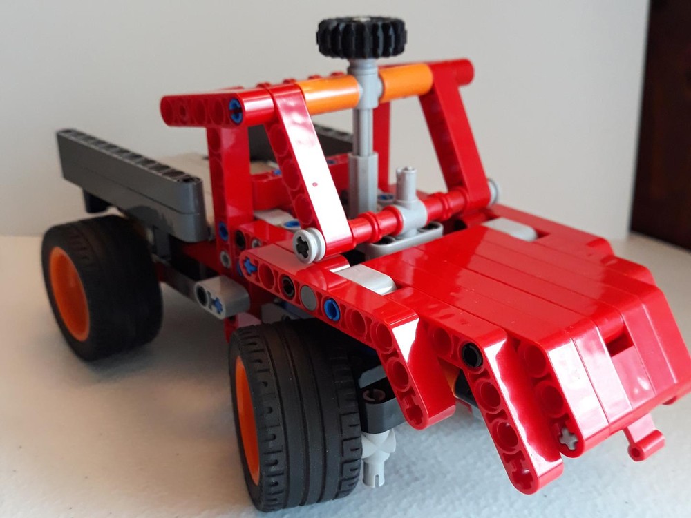 Lego Moc Red Pickup Truck By Cat55 Rebrickable Build With Lego