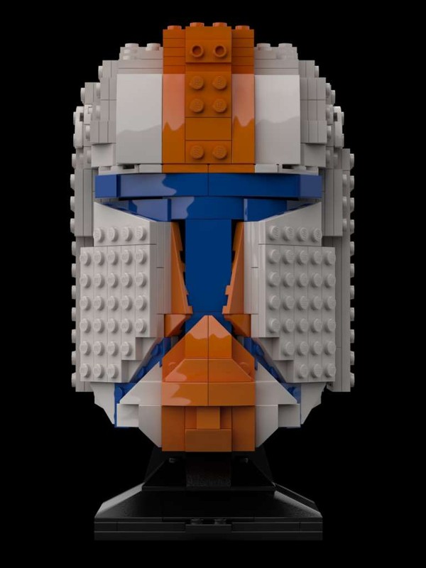 Lego Moc Clone Commando Helmet Rc 1138 Boss By Feomatar Rebrickable
