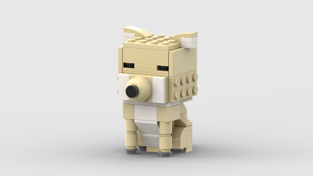 LEGO MOC Tibetan Fox Brickheadz by ayayop | Rebrickable - Build with LEGO