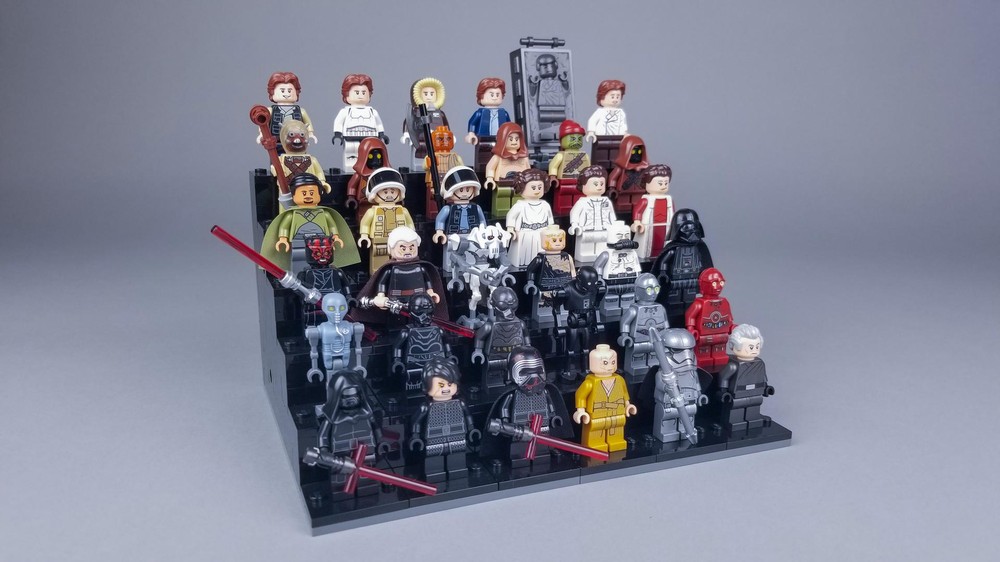 LEGO MOC-98124 Minifigure Stand by lenstrom97 | Rebrickable - Build ...