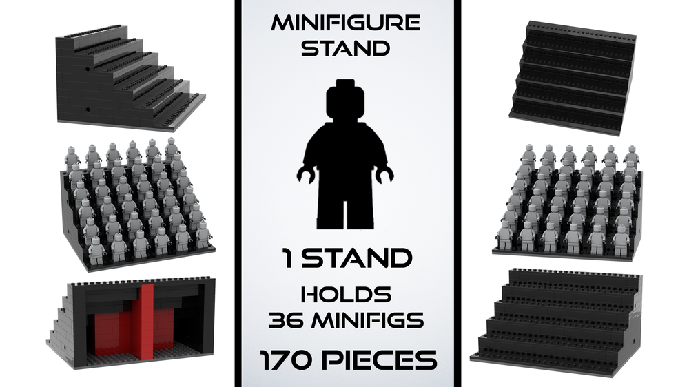 LEGO MOC Minifigure Stand by lenstrom97 | Rebrickable - Build with LEGO