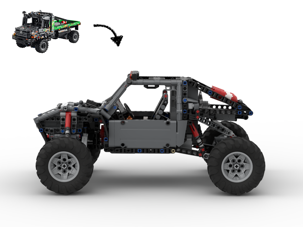 LEGO MOC 42129 C model - Ultra 4 Buggy by gyenesvi | Rebrickable ...