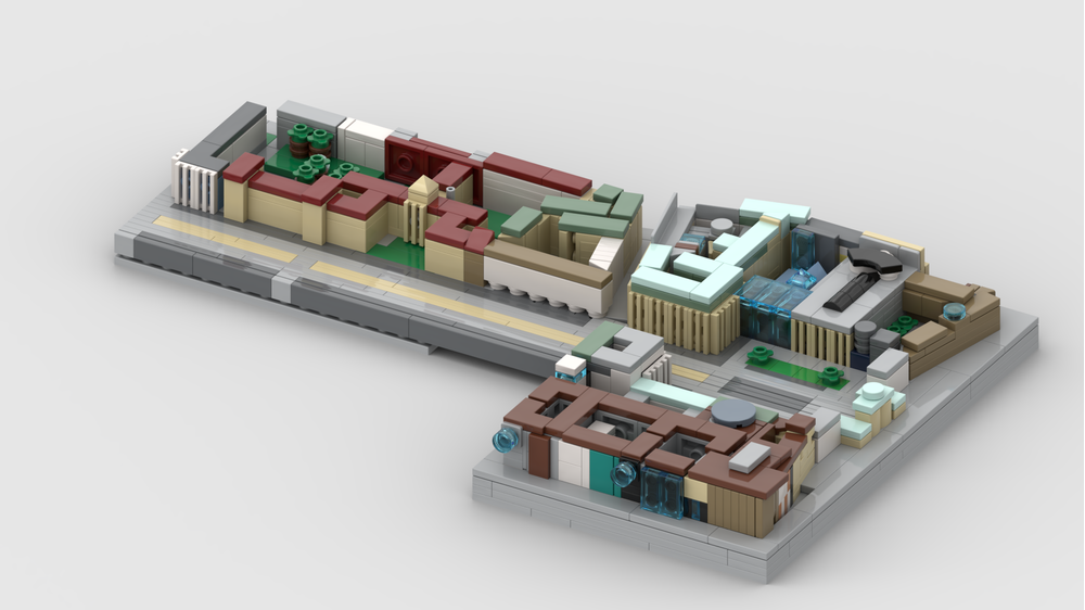 LEGO MOC Microberlin 2: Russian Embassy by Leo G | Rebrickable - Build ...