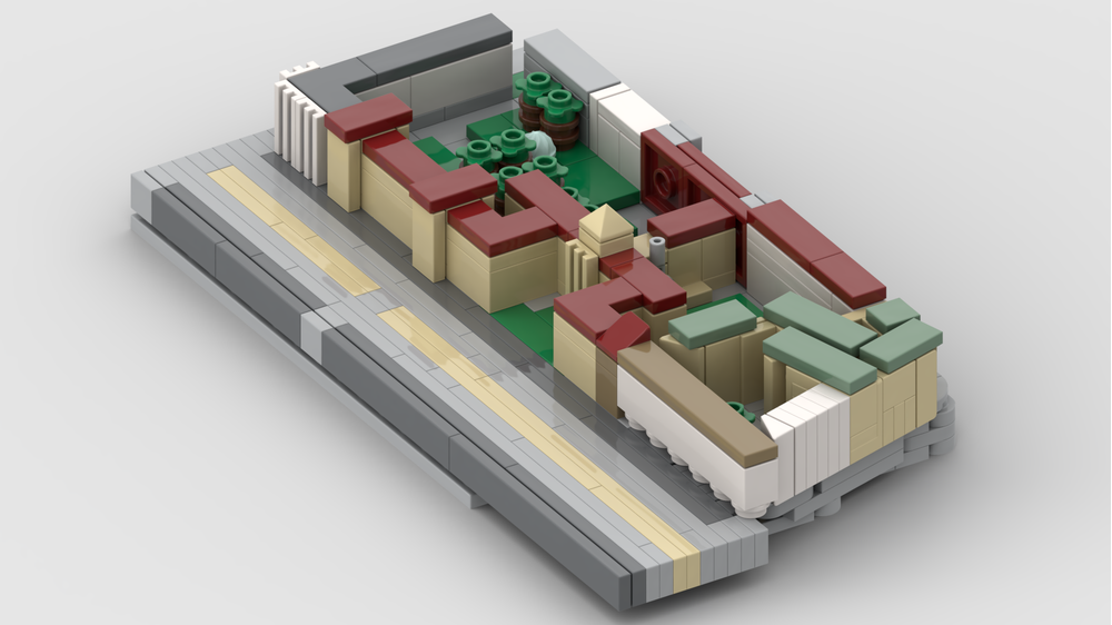 LEGO MOC Microberlin 2: Russian Embassy by Leo G | Rebrickable - Build ...