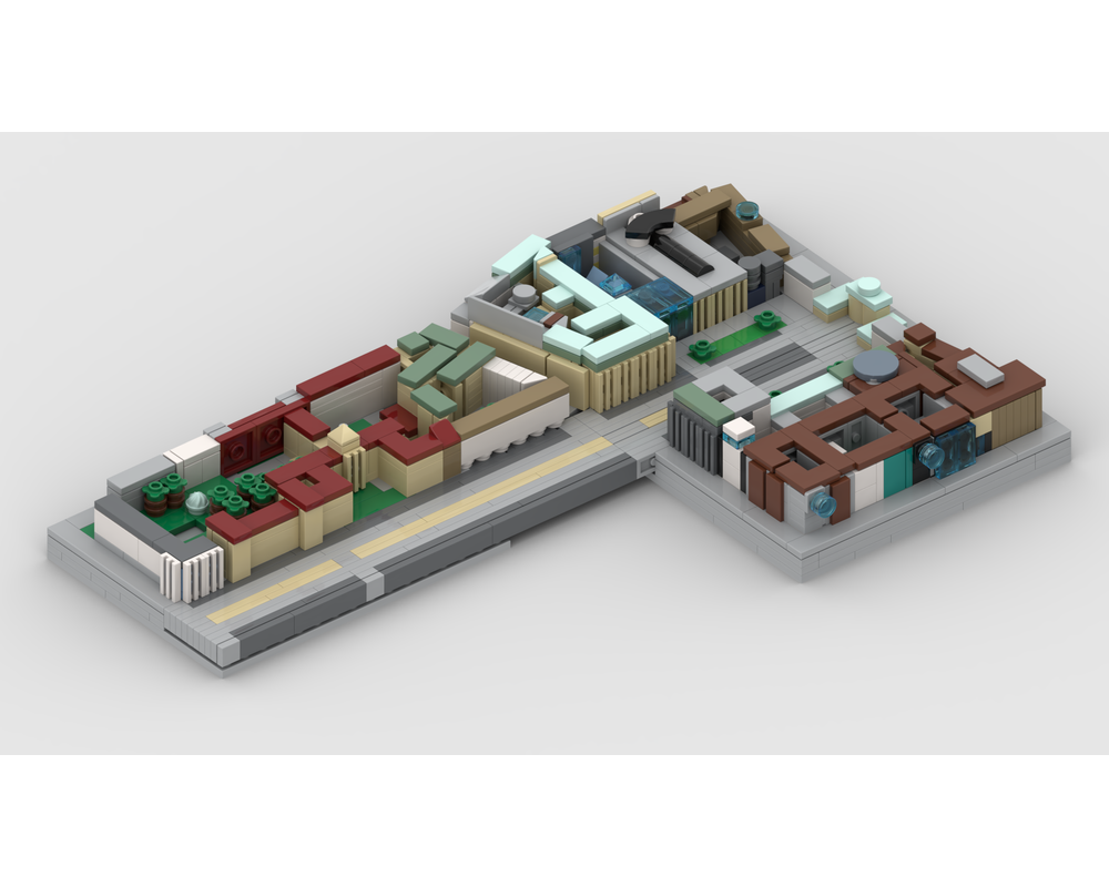 LEGO MOC Microberlin 2: Russian Embassy by Leo G | Rebrickable - Build ...