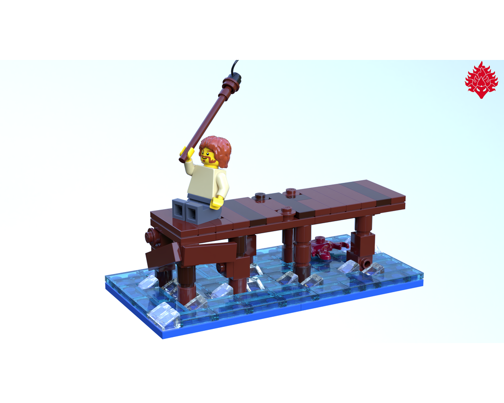 LEGO MOC Fishing Pier by Umbra-Manis | Rebrickable - Build with LEGO
