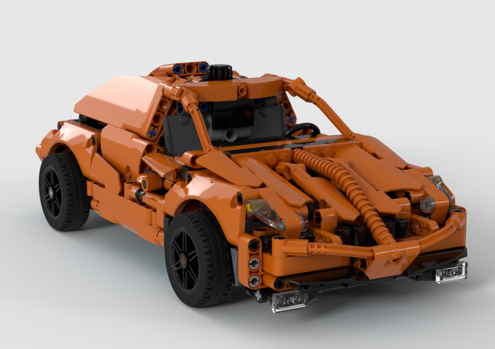 LEGO MOC V8 Racer by Legonid | Rebrickable - Build with LEGO