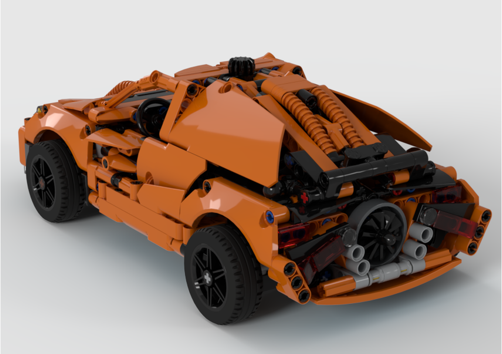 LEGO MOC V8 Racer by Legonid | Rebrickable - Build with LEGO