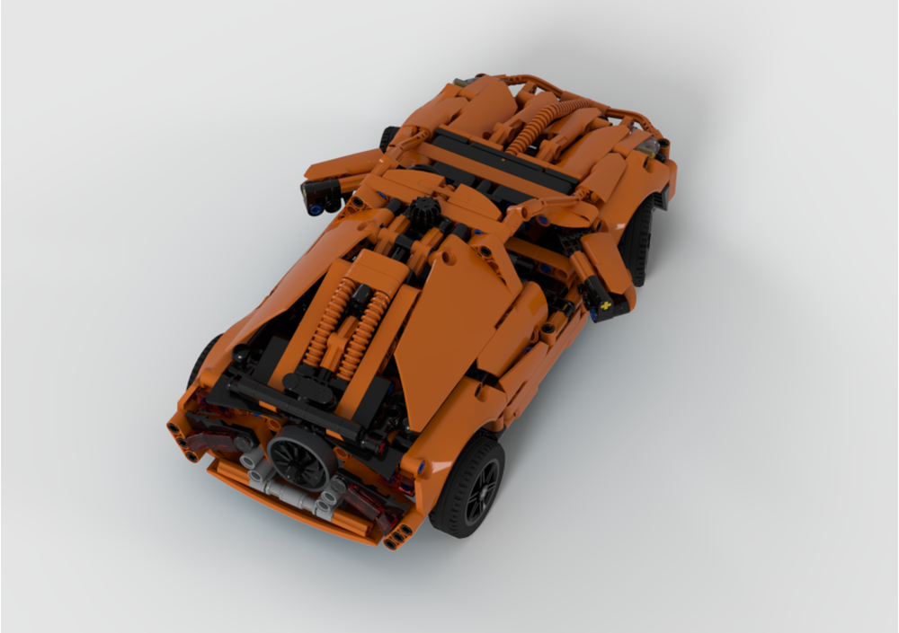 LEGO MOC V8 Racer by Legonid | Rebrickable - Build with LEGO