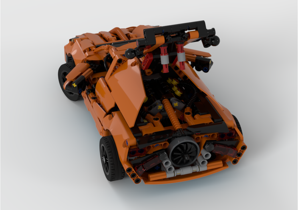LEGO MOC V8 Racer by Legonid | Rebrickable - Build with LEGO