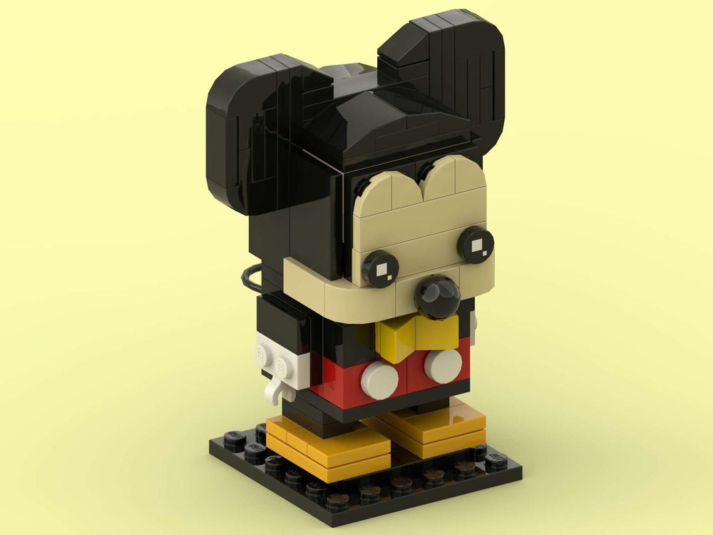 LEGO MOC Mickey Mouse by Puremadness | Rebrickable - Build with LEGO