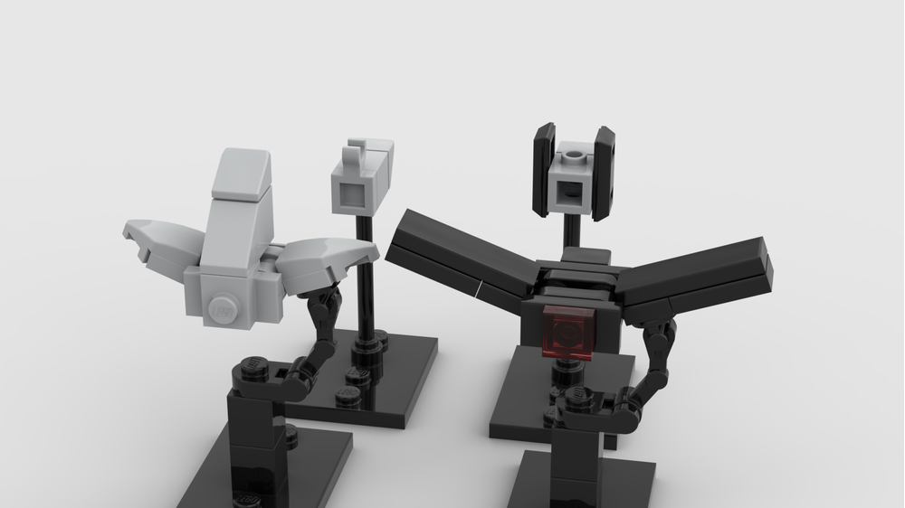 LEGO MOC 1:1455 First Order Shuttles: Upsilon, Xi, AAL, TIE/es by Kdapt ...