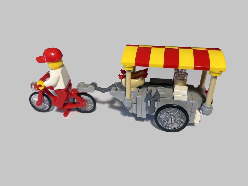 LEGO MOC-98305 Street Hot Dog Cart by atomada | Rebrickable - Build ...