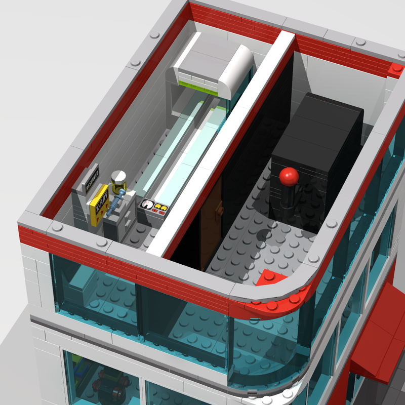 LEGO MOC Modular Hospital by graxton | Rebrickable - Build with LEGO