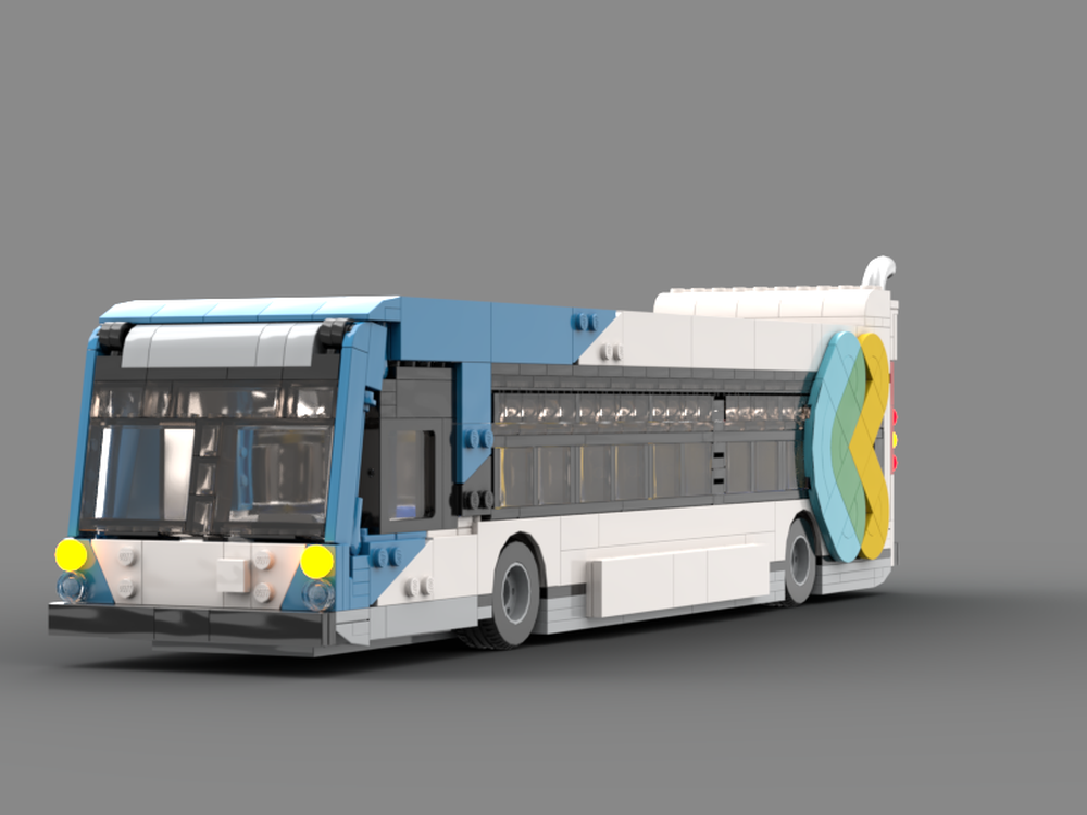 LEGO MOC LFS nova bus by df3_legomocs | Rebrickable - Build with LEGO