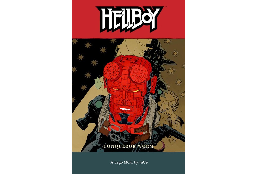 LEGO MOC The Red - HellBoy Bust by jnce | Rebrickable - Build with LEGO