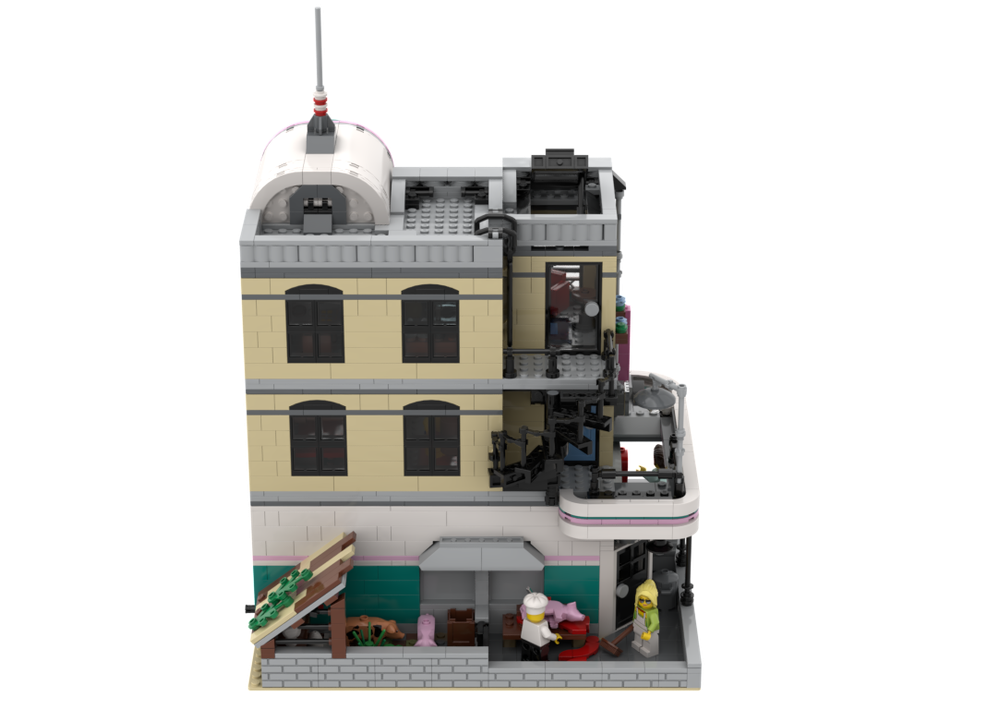 LEGO MOC Fresh Bacon & Eggs - Backyard MOC for #10260 "Downtown Diner ...