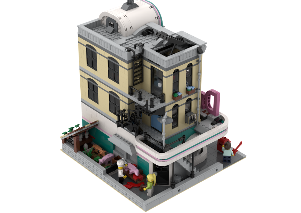 LEGO MOC Fresh Bacon & Eggs - Backyard MOC for #10260 "Downtown Diner ...