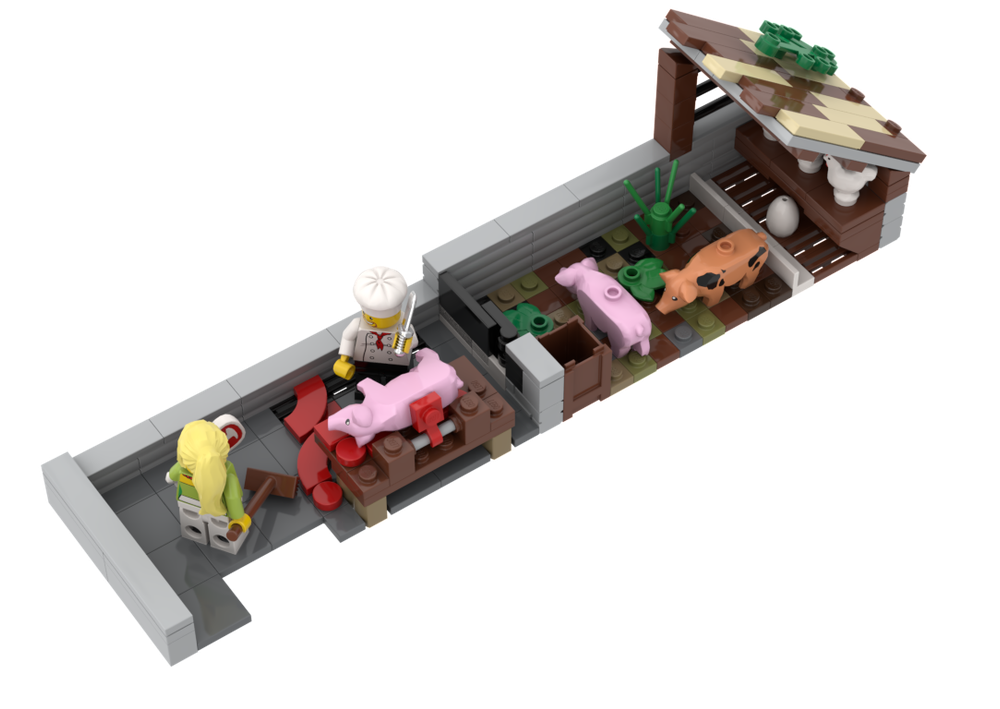 LEGO MOC Fresh Bacon & Eggs - Backyard MOC for #10260 "Downtown Diner ...