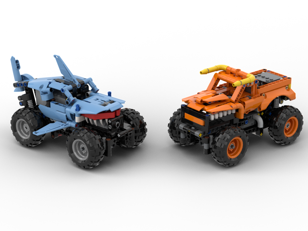 LEGO MOC-98388 Monster Jam RC double set by msk6003 | Rebrickable ...