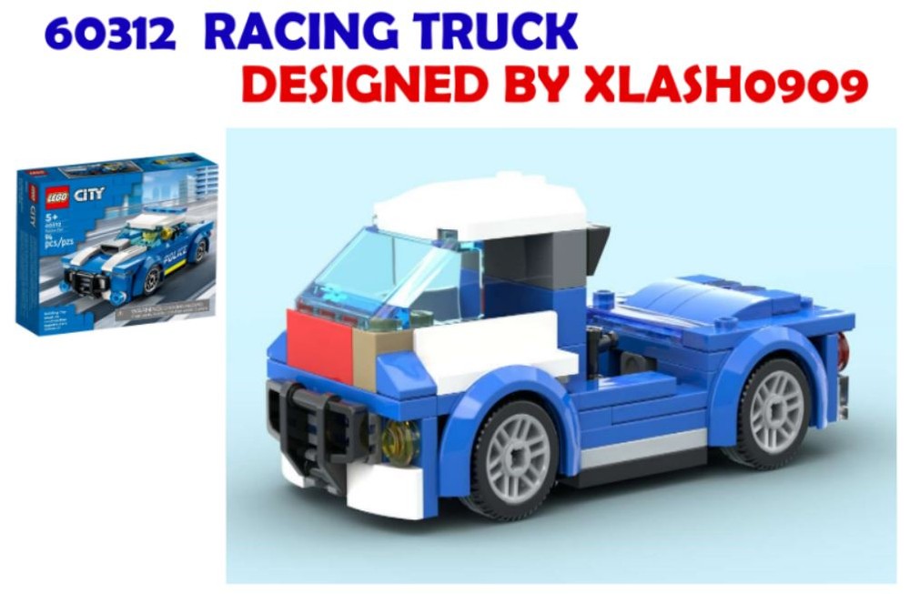 LEGO MOC 60312 Racing Truck by xlash0909 | Rebrickable - Build with LEGO