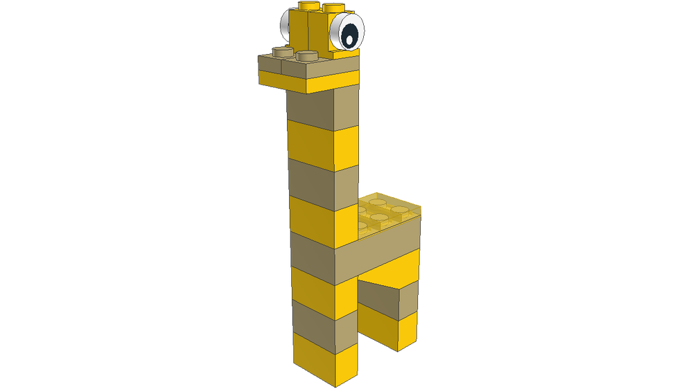 Lego Moc 11005 Shy Little Giraffe Rpc Moc 618 By Julien1001