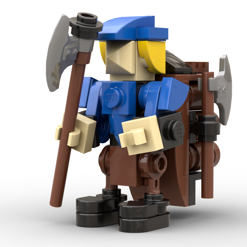 LEGO MOC Medieval Lumberjack by dariusdrum | Rebrickable - Build with LEGO