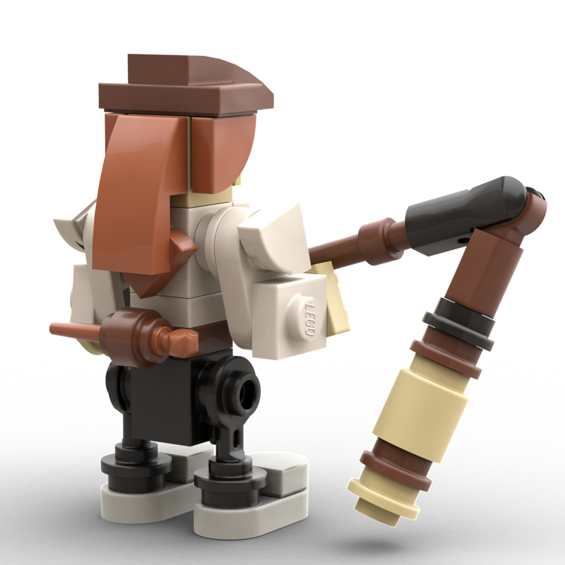 LEGO MOC Medieval Farmer with flail by dariusdrum | Rebrickable - Build ...