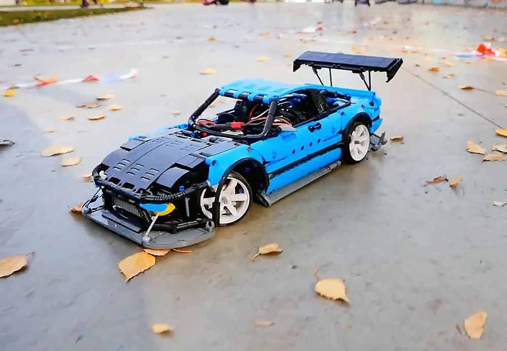 LEGO MOC Nissan 180sx Drift mod by Sfcustoms | Rebrickable - Build with ...