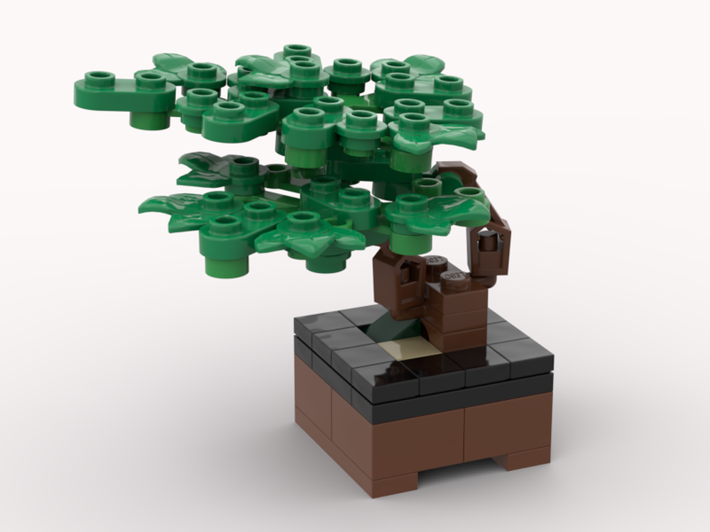 LEGO MOC-214867 Bonsai with Blossoms by xoona | Rebrickable - Build ...