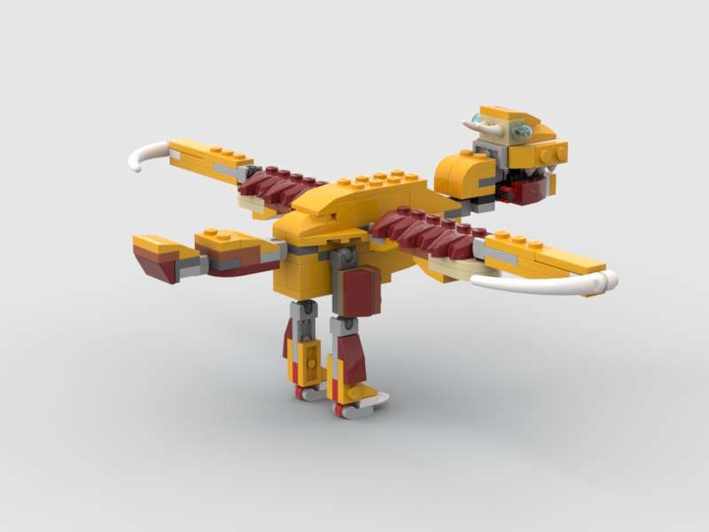 LEGO MOC Blunt Headed Dragon by jlherbst77 | Rebrickable - Build with LEGO