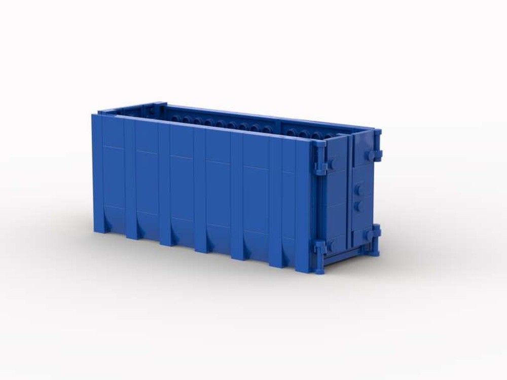 LEGO MOC Bleu container high by JBolink | Rebrickable - Build with LEGO