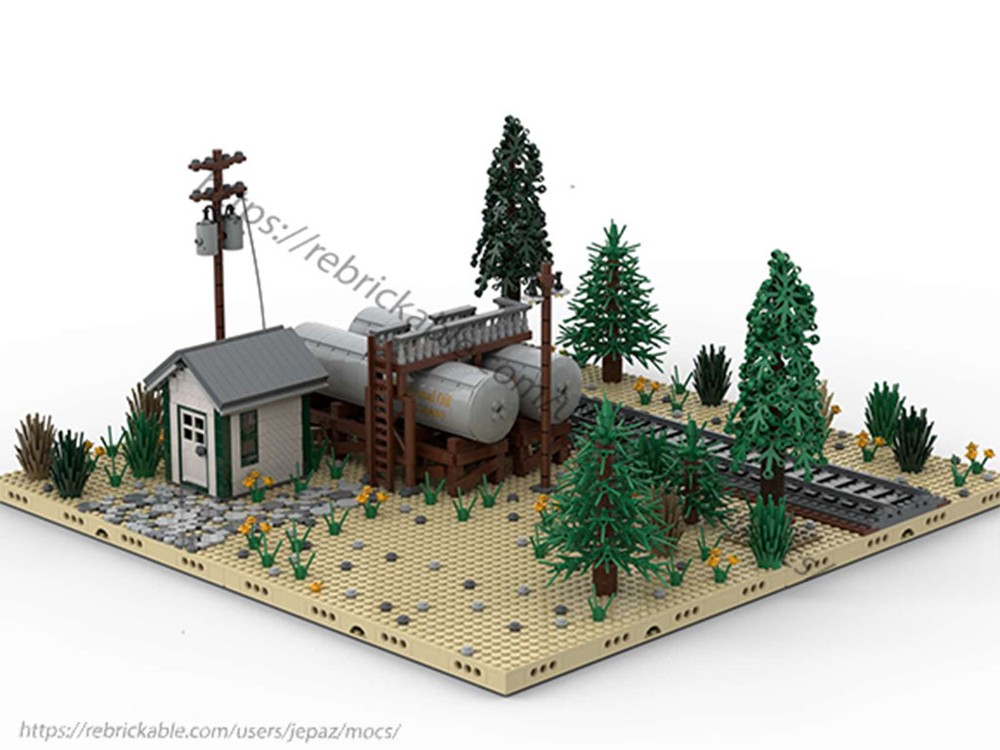 LEGO MOC National Oil Tanks by jepaz | Rebrickable - Build with LEGO