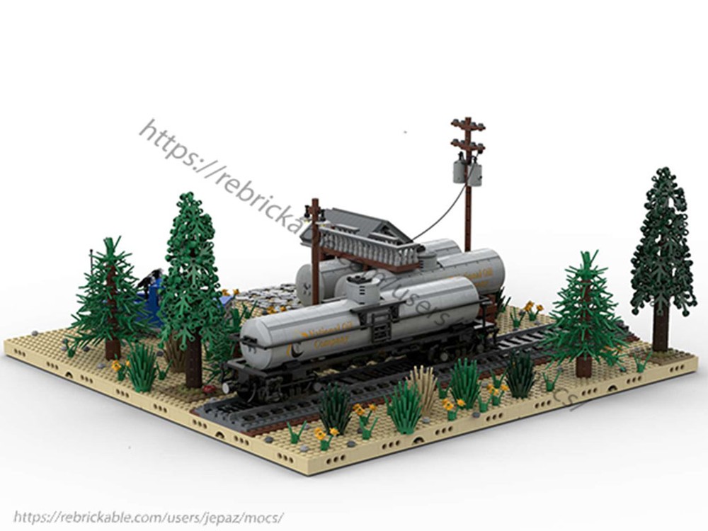 LEGO MOC National Oil Tanks by jepaz | Rebrickable - Build with LEGO