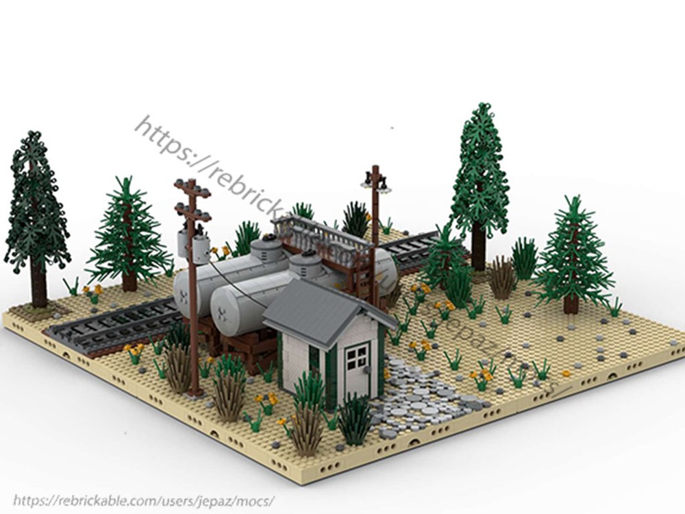 LEGO MOC National Oil Tanks by jepaz | Rebrickable - Build with LEGO