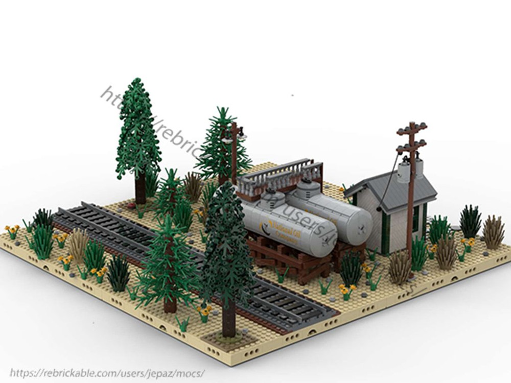 LEGO MOC National Oil Tanks by jepaz | Rebrickable - Build with LEGO