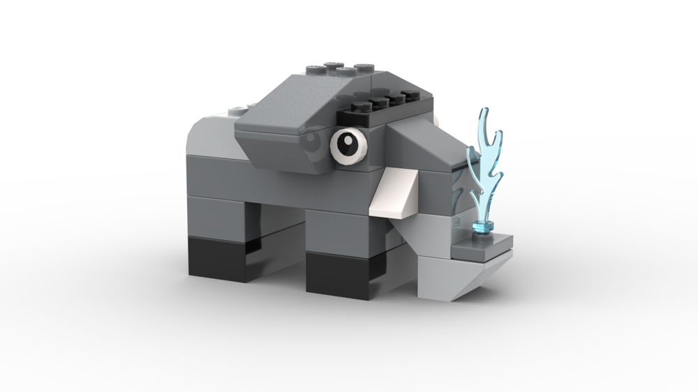 LEGO MOC 11015 Elephant by Lenarex | Rebrickable - Build with LEGO