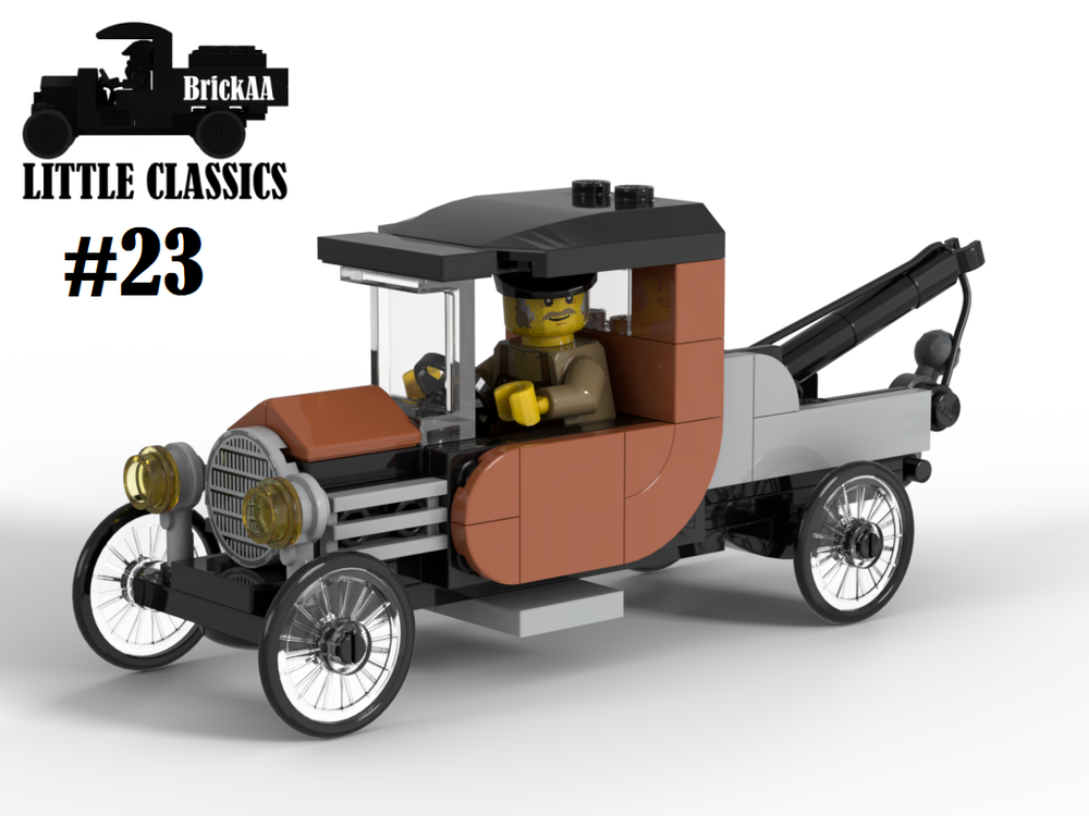 Lego Moc Little Classics 23 Tow Truck By Brickaa Rebrickable
