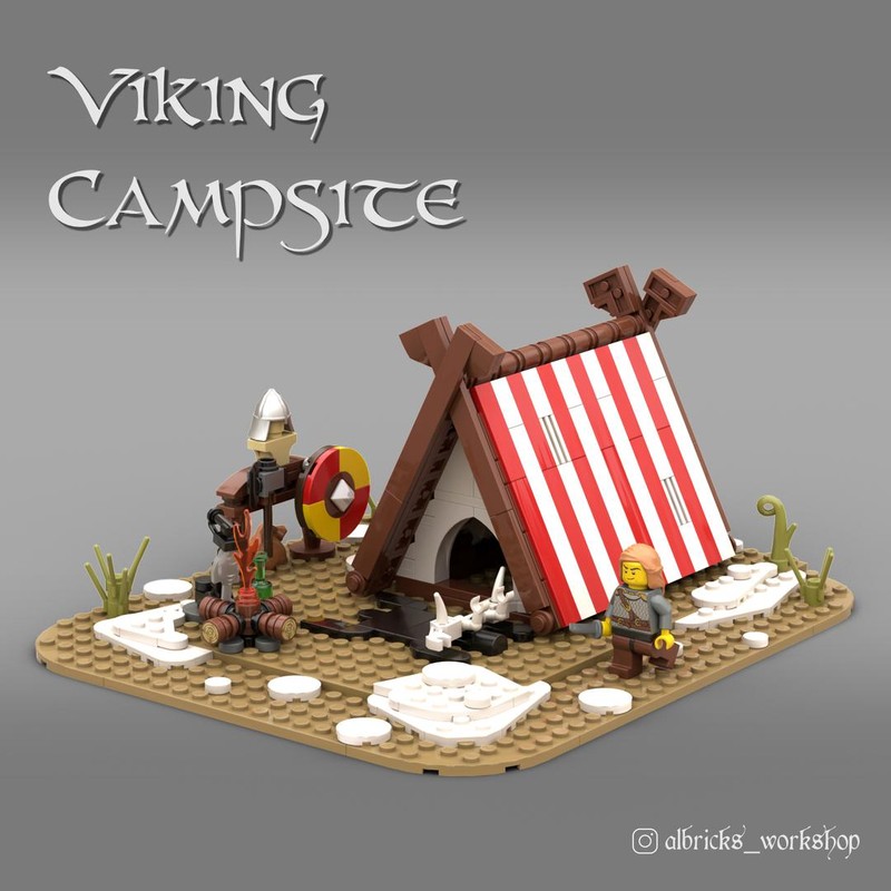LEGO MOC Viking Campsite by albricks_workshop | Rebrickable - Build ...